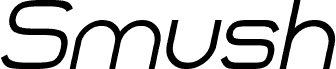 Smush font