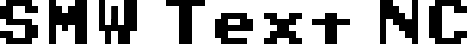 SMW Text NC font
