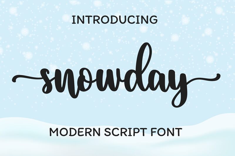 snowday font | Fonts2u.com