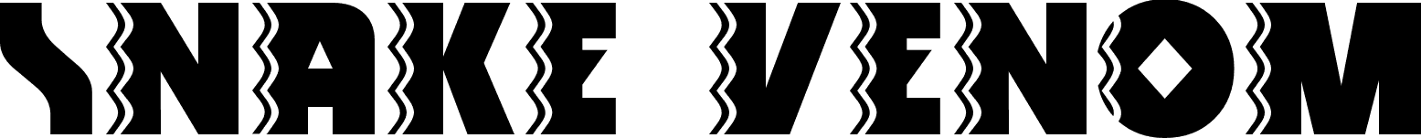 Snake Venom font