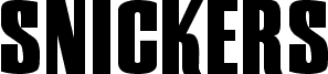 Snickers Normal font