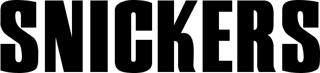 Snickers Straight Normal font | Fonts2u.com