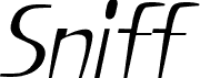 Sniff Bold font