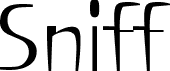 Sniff Bold font