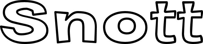 Snott Outline fuente