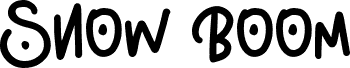 Snow Boom Box font | Fonts2u.com