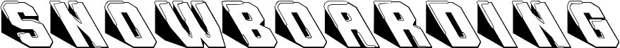 Snowboarding fonte | Fonts2u.com