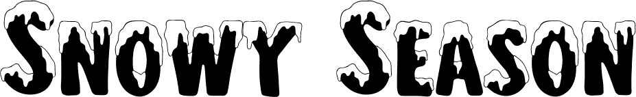 Snowy Season font | Fonts2u.com