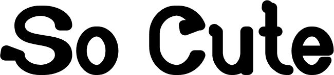 So Cute Bold font | Fonts2u.com
