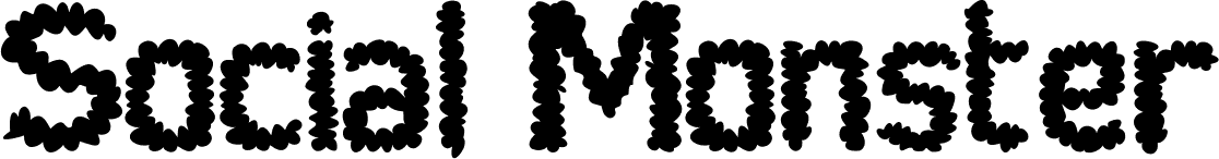 Social Monster Normal font | Fonts2u.com