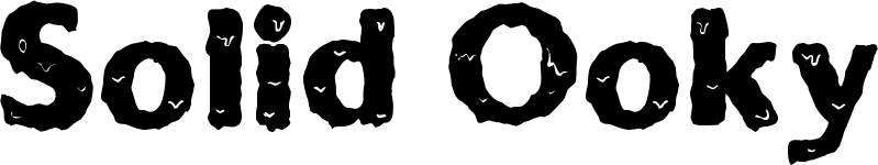 Solid Ooky font | Fonts2u.com