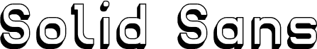 SolidSans font | Fonts2u.com