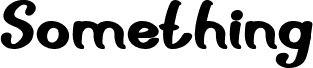 Something font | Fonts2u.com
