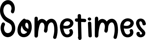 Sometimes font | Fonts2u.com