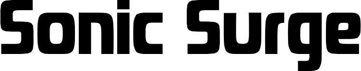Sonic Surge font | Fonts2u.com