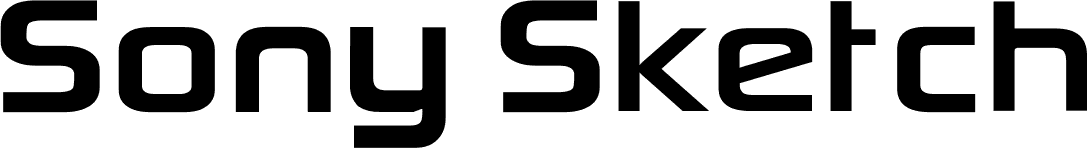 Sony Sketch EF Bold font