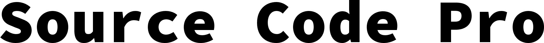 Source Code Pro Black font | Fonts2u.com