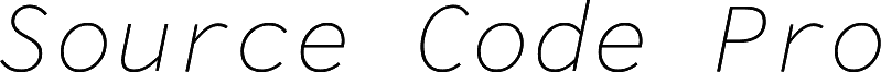 Source Code Pro 字体 | Fonts2u.com