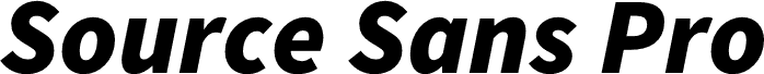 Source Sans Pro 字体