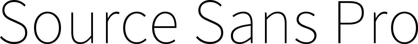 Source Sans Pro ExtraLight font | Fonts2u.com