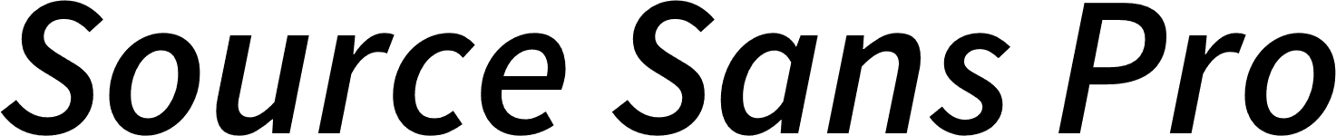 Source Sans Pro Semibold Italic font | Fonts2u.com