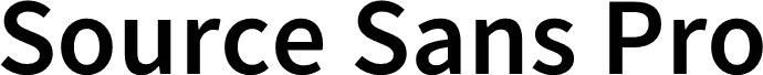 Source Sans Pro 字体