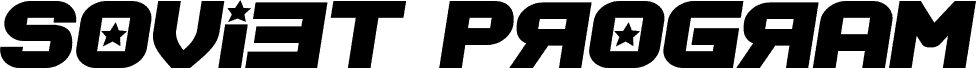 Soviet Program Regular font | Fonts2u.com