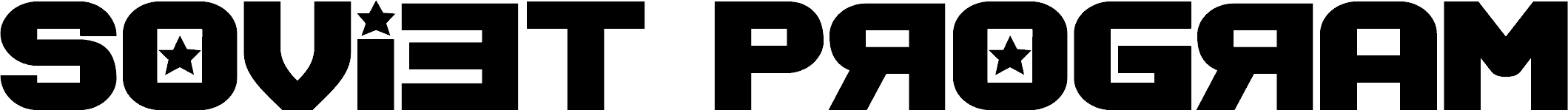 Soviet Program Bold font | Fonts2u.com