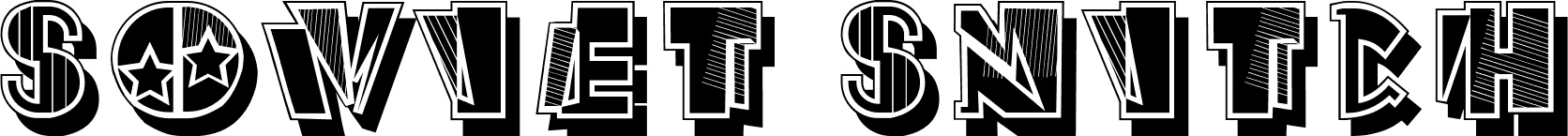Soviet Snitch Regular font