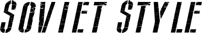 Soviet Style font | Fonts2u.com