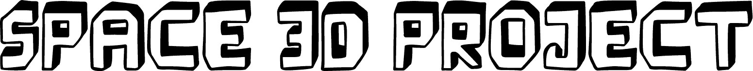 Space 3D Project font | Fonts2u.com