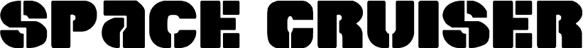 Space Cruiser Scanlines font | Fonts2u.com