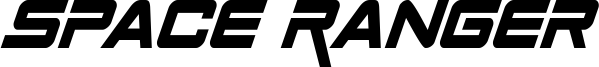 Space Ranger Bold Italic font | Fonts2u.com