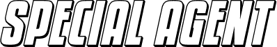 Special Agent Xtra-Expanded font