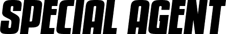 Special Agent Xtra-Expanded font