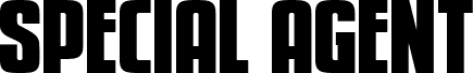 Special Agent Xtra-Expanded font