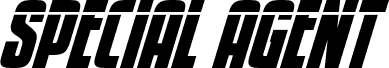 Special Agent Outline font