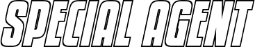 Special Agent Xtra-Expanded font