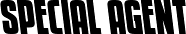 Special Agent Xtra-Expanded font