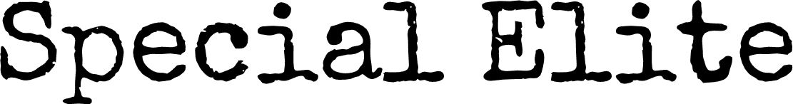 Special Elite font