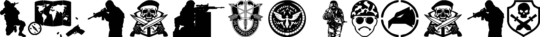Special Forces font | Fonts2u.com