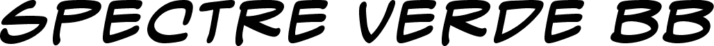 Spectre Verde BB font | Fonts2u.com