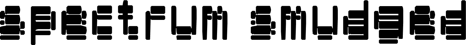 spectrum smudged font | Fonts2u.com