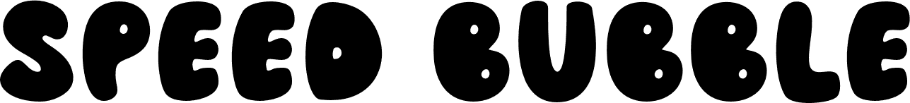 Speed Bubble font | Fonts2u.com