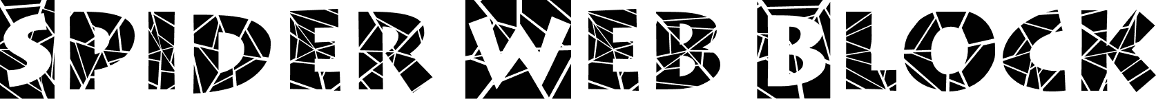 Spider Web Block Normal font | Fonts2u.com