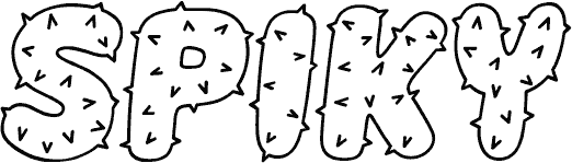 Spiky Italic font | Fonts2u.com