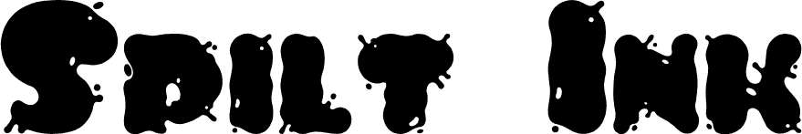 Spilt Ink font | Fonts2u.com