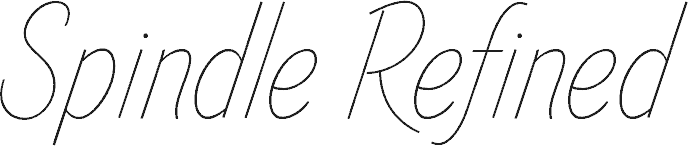 Spindle Refined Regular font | Fonts2u.com