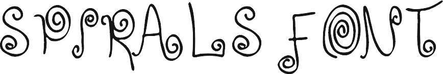 SPIRALS FONT font | Fonts2u.com