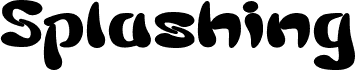 Splashing Bold Italic font | Fonts2u.com
